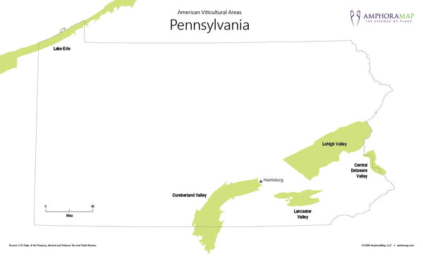 Pennsylvania AVAs - AmphoraMap