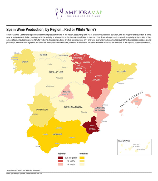 Spain Wine Color - AmphoraMap