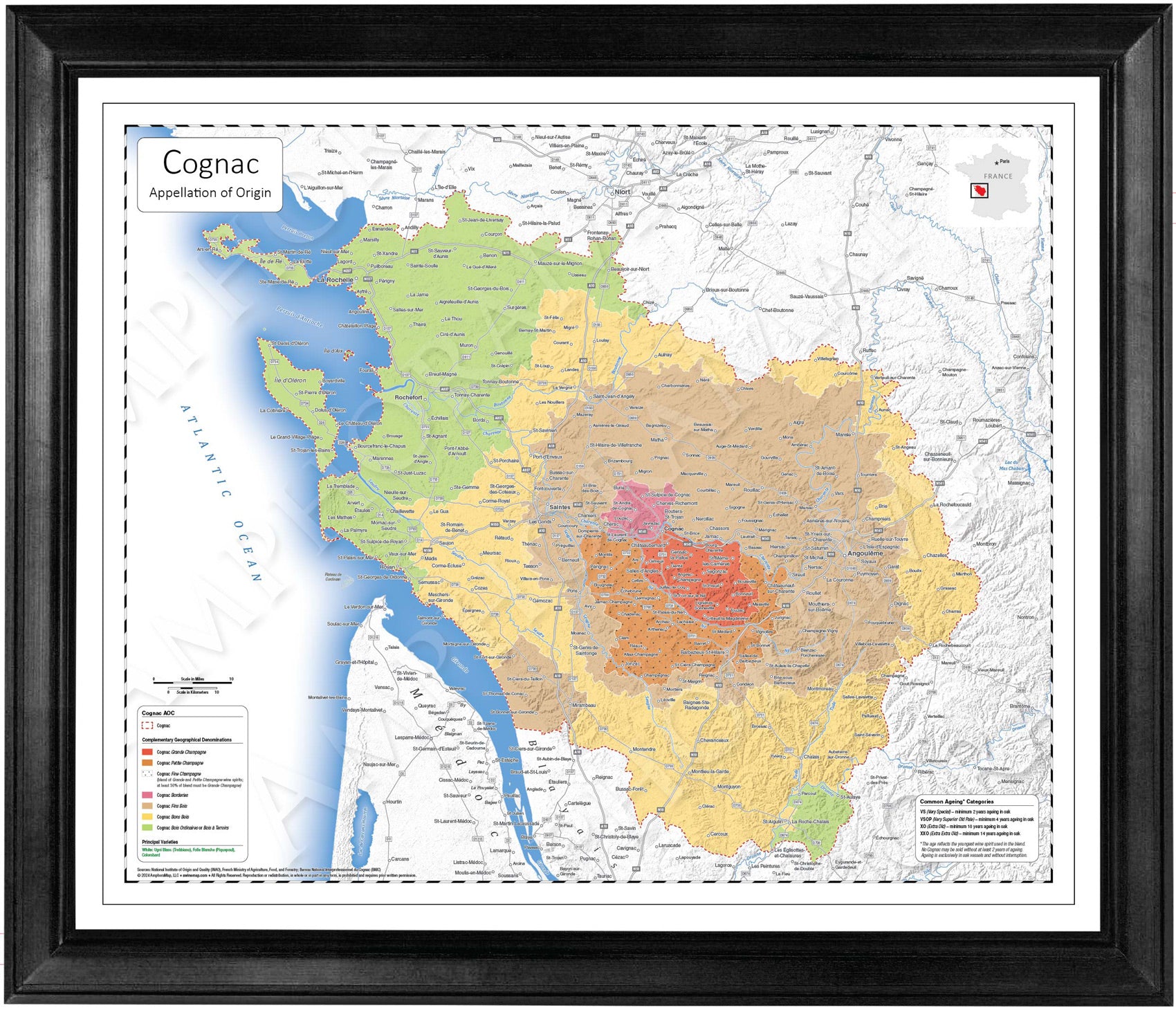 Cognac Map