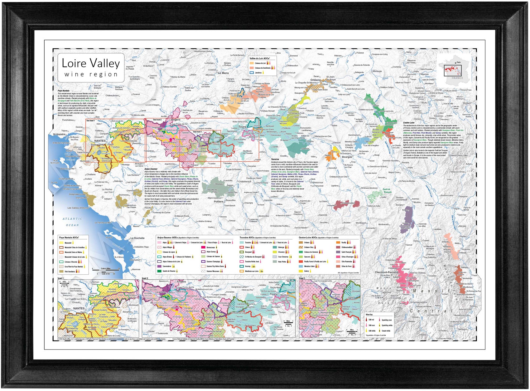 Nantes Wine Map